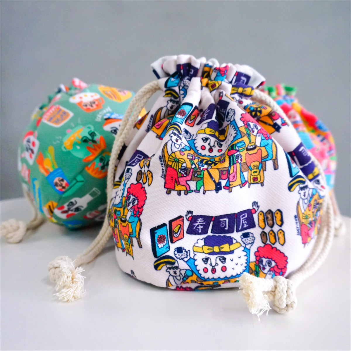 Perfect Day drawstring bag – Isatisse Studio